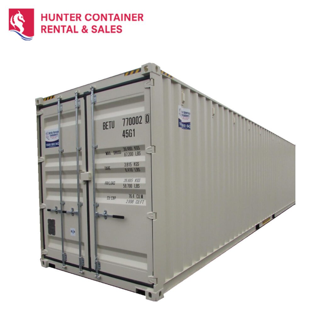 40ft High Cube Container Sales NSW - Hunter Container Rental & Sales